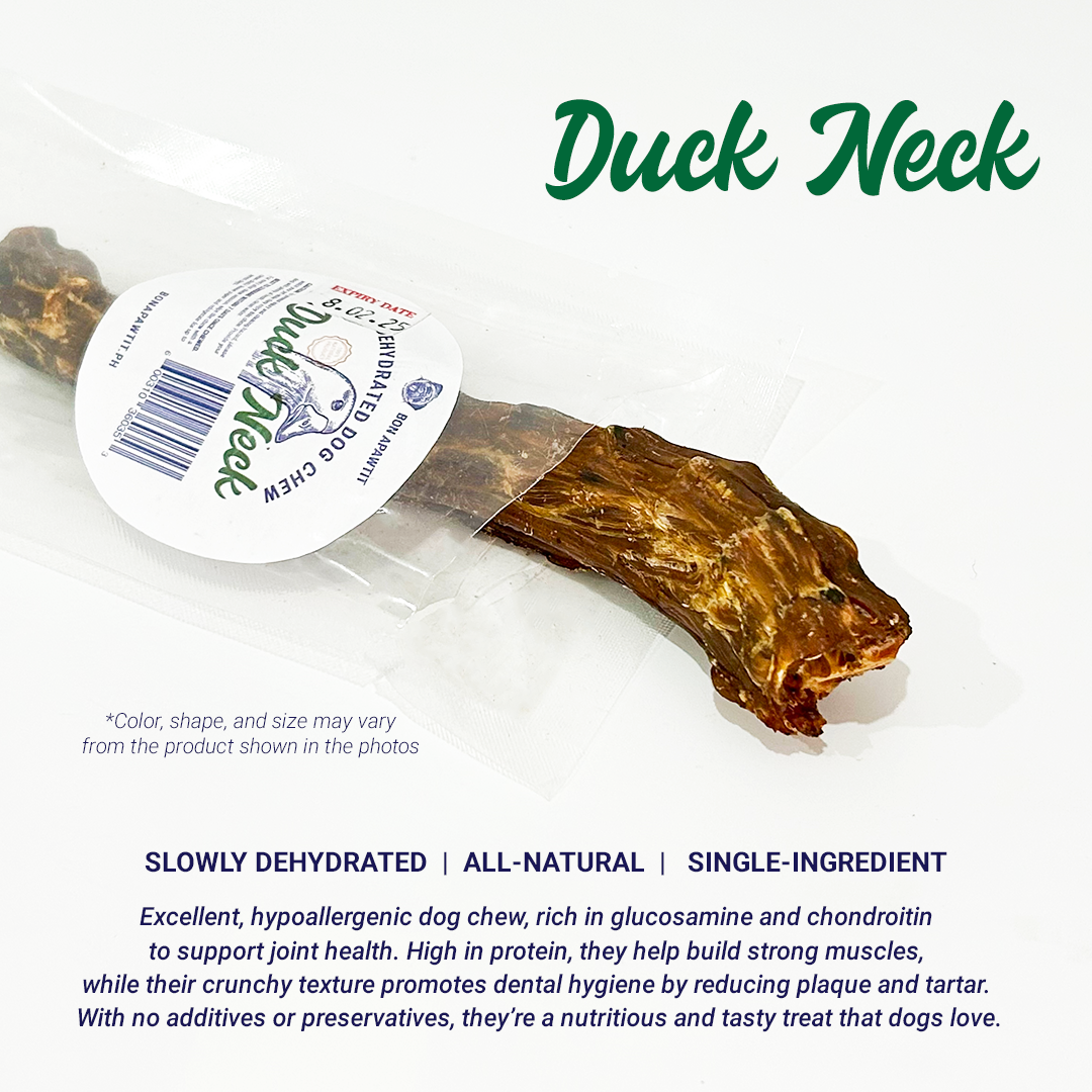 Dehydrated Duck Neck Dog Chew (Sold/pc) – Bon Apawtit