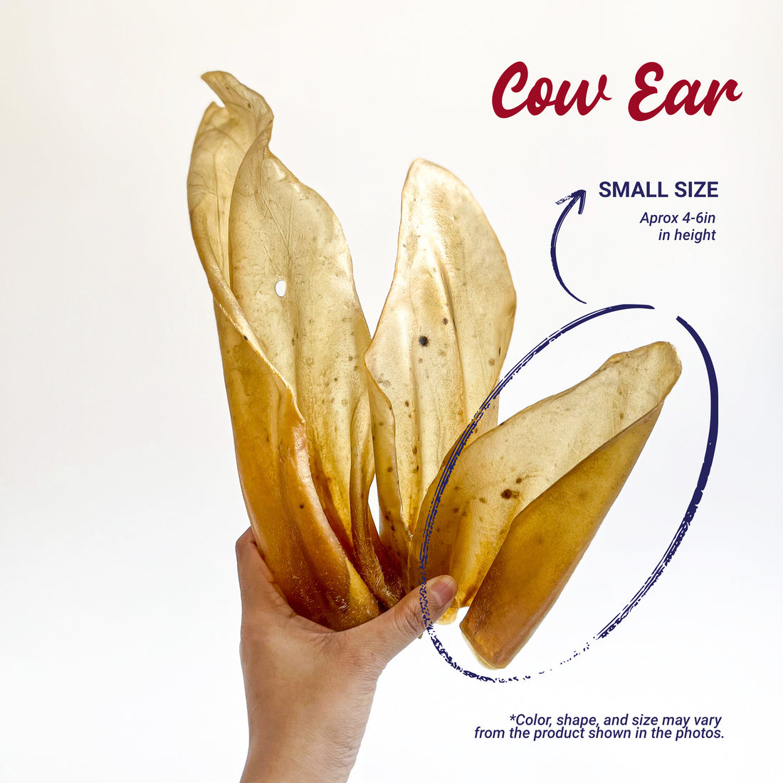 Dehydrated Cow Ear Dog Chew (sold per pc) – Bon Apawtit